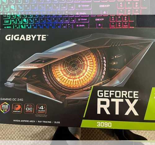 Продать видеокарту RTX 3090 24GB в отличном состоя