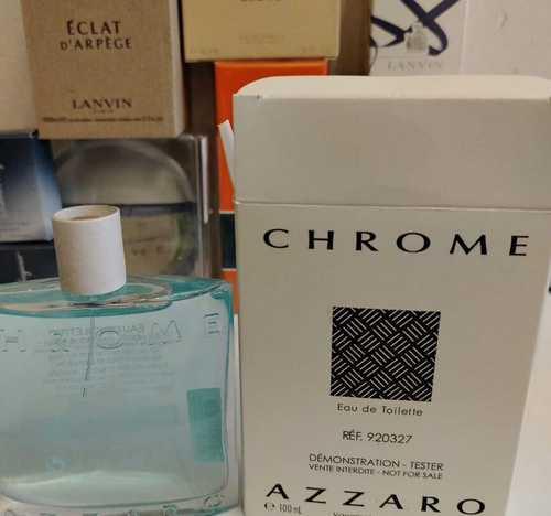 Azzaro Chrome 100 мл в тестере. Франция Оригинал