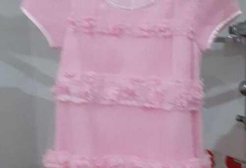Платье для девочки на 7 лет 122 розовое