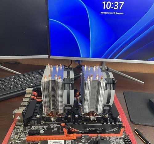 Сервер Intel Xeon 2 CPU 1С 28 ядер 128 гб