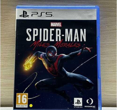 Диск Spider Man Miles Morales для PlayStation 5