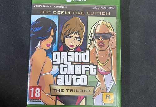 Игра Grand Theft Auto the trilogy xbox one