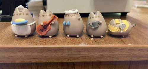 Фигурки Pusheen и 3 кота