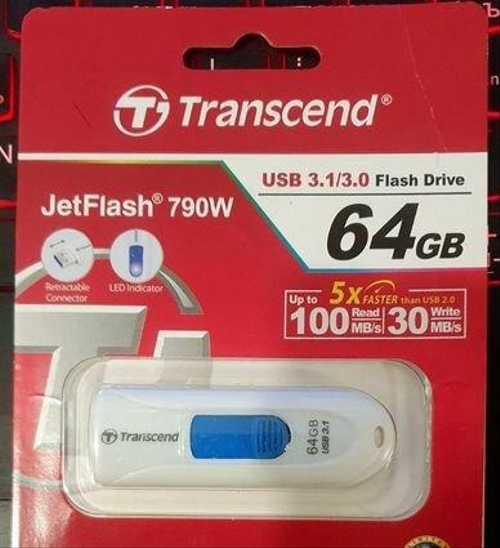 Флешка Transcend 64Gb USB 3.1