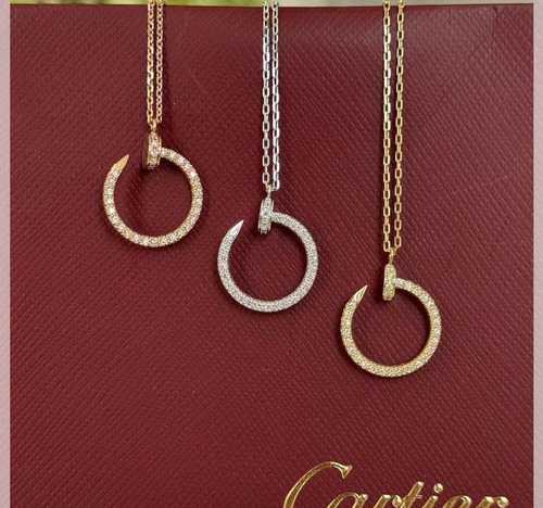 Cartier подвеска гвоздь с бриллиантами