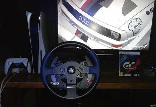 Playstation 5 + Руль-педали + Gran Turismo 7