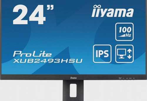 Монитор Iiyama ProLite XUB2493HSU-B6 23.8, черный"