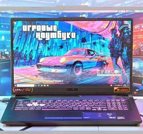 Игровой ноутбук 17.3'144Hz Ryzen 7 4800H RTX3050