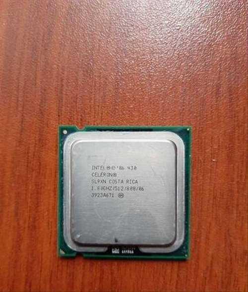 Процессор intel celeron cpu 430