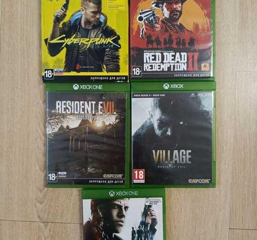 Диски с играми для Xbox one