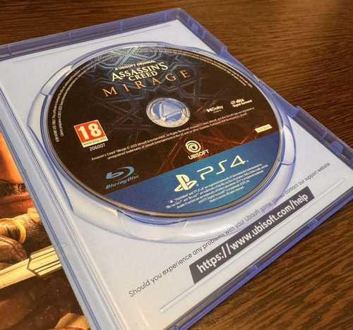 Assassins Creed Mirage ps4 диск