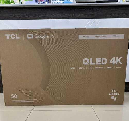 Телевизор 50" TCL 50C645 qled 4K новый гарантия