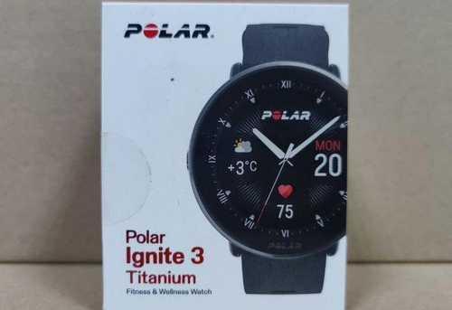 Часы Polar Ignite 3 Titanium Black Silicone