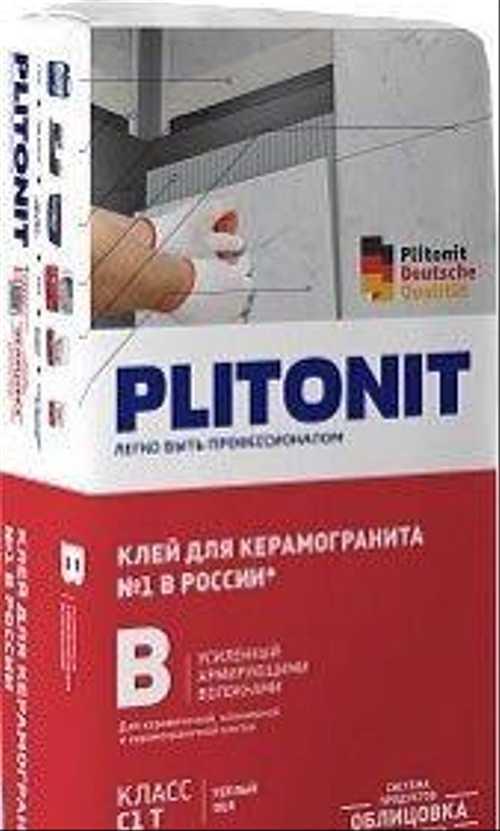 Клей плиточный plitonit в