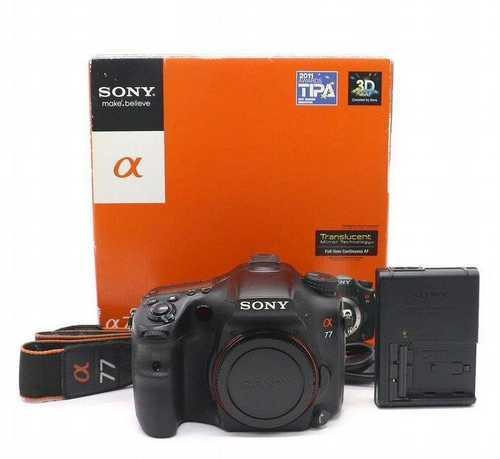 Sony A77 body в упаковке (пробег 17835 кадров)