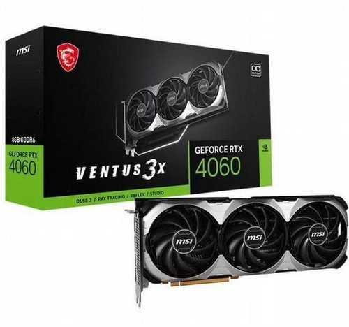 Видеокарта RTX 4060 MSI Ventus 3x