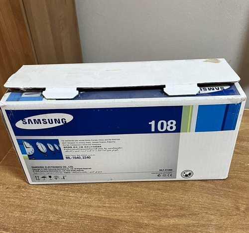 Картридж samsung MLT-D108S. Б/у