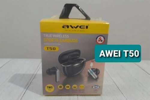 Awei t50 bluetooth наушники. Новые