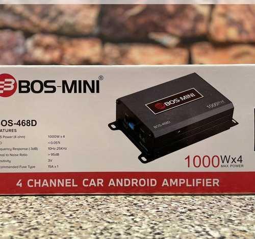 Усилитель для android магнитол Bos-468D 1000W