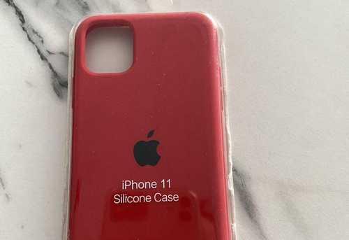 Чехол на iPhone 11 красный