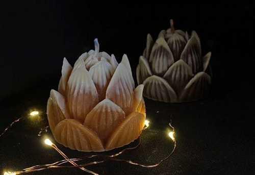 Молд Лотос силиконовая форма для свечи