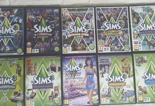 11 дисков The Sims 3