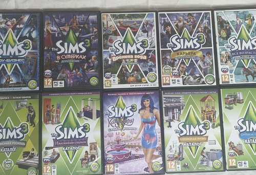 11 дисков The Sims 3