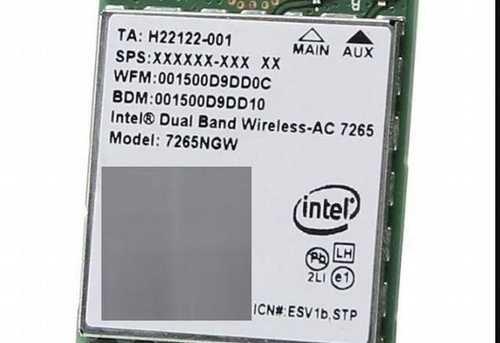 Wi-Fi адаптер с BT Intel AC7265 + антенна