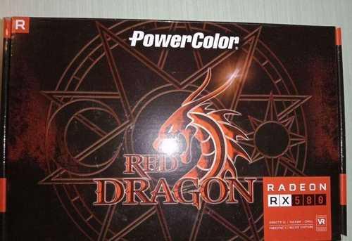 Продам PowerColor AMD Radeon RX 580 Red Dragon
