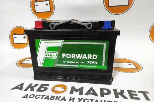 Аккумулятор Forward Green 75 ач 650а