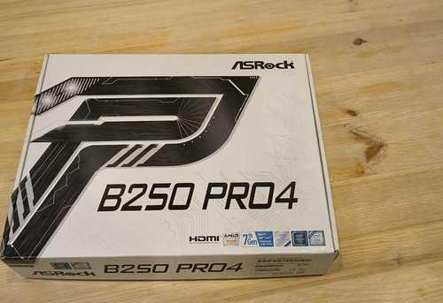 Материнская плата asrock b250 pro4+g4560