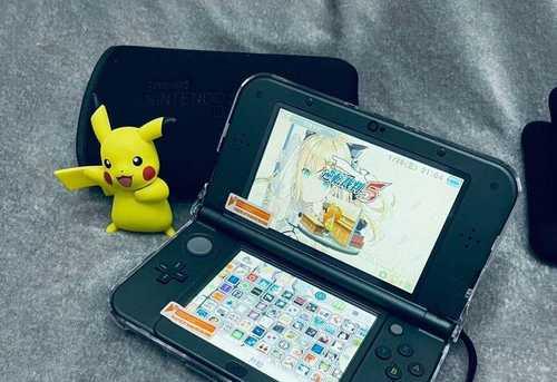 New Nintendo 3DS XL; 2 IPS экрана; прошитая; 64GB