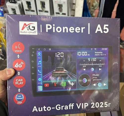 Pioneer.Graff A5 автомагнитола 2din 4/64