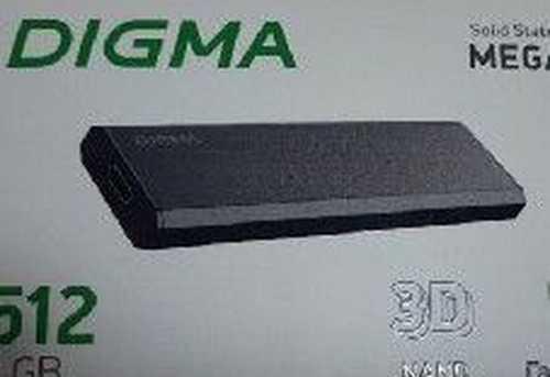 Внешний накопитель SSD Digma mega x, 512gb
