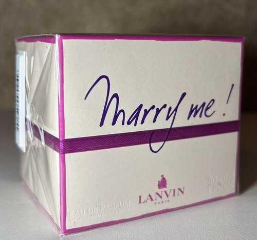 Духи оригинал Lanvin Marry Me 30 мл новые