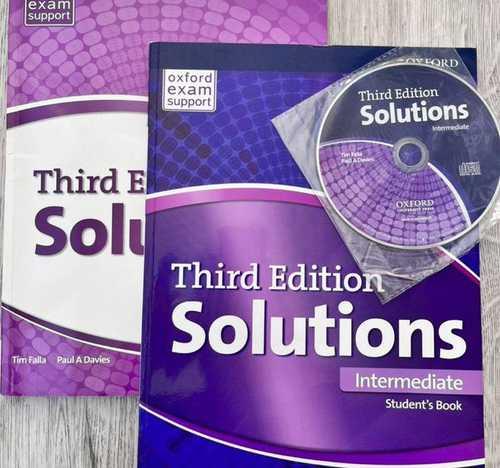 Solutions third edition Учебник рт CD