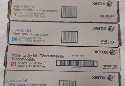 Комплект тонер-картриджей Xerox Color 800 1000 Ton