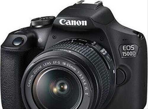 Фотоаппарат Canon EOS 1500D Kit 18-55 IS II Black