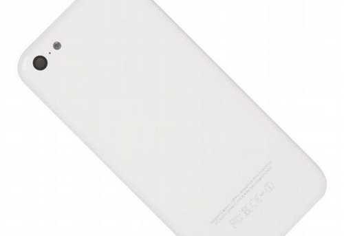 Задняя крышка (панель) для iPhone 5c белая с разбо