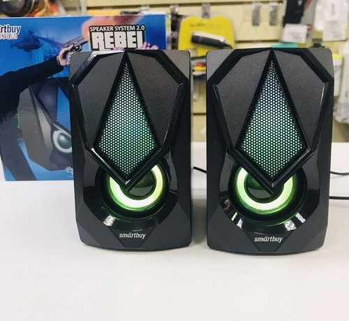 Компьютерные колонки 2.0 rebel, 6Вт, USB