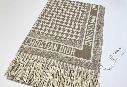 Палантин christian dior кашемир новый теплый