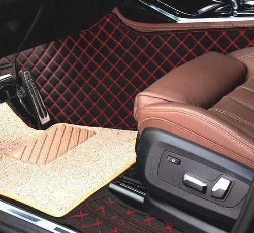 3D Коврики Audi Салон Багажник из Экокожи