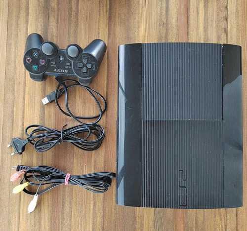 Sony PS3 Super Slim чёрная 500Gb