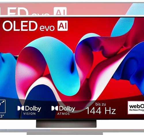 LG Телевизор oled55C4RLA 55" 4K UHD, черный