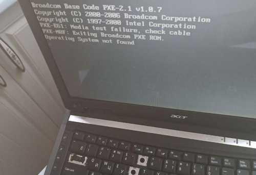 Ноутбук Acer extensa 5220