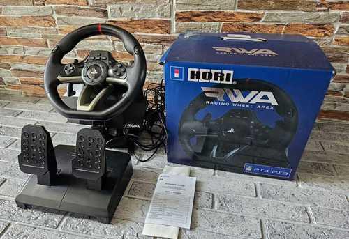 Игровой руль Hori racing wheel apex ps4