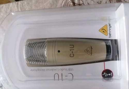 Behringer конденсаторный микрофон с USB