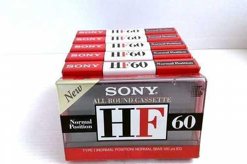 Аудиокассеты кассеты Sony HF 60 - 1995 г