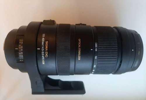 Sigma 120-400mm f/4.5-5.6 DG OS HSM APO Canon EF