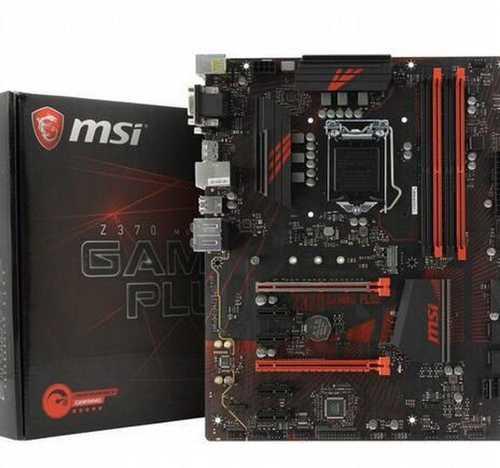 Материнская плата Msi z370 gaming plus комплект